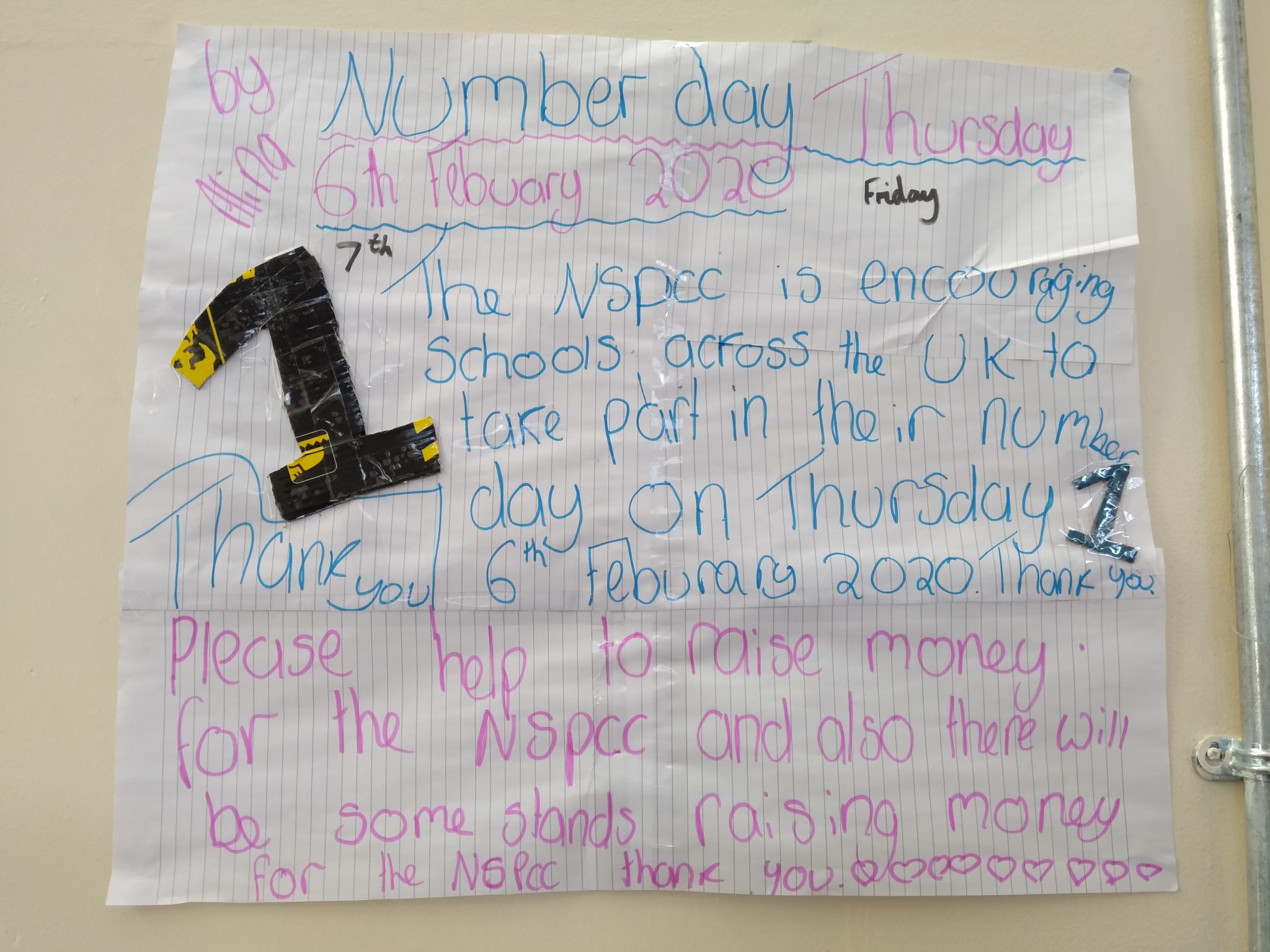 NSPCC Number Day | Excellence Girls Academy